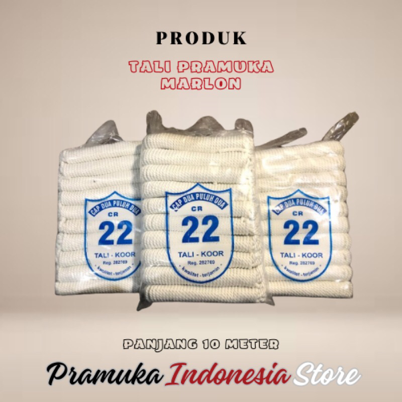 Jual Tali pramuka halus ukuran 5 meter & 10 meter | Shopee Indonesia