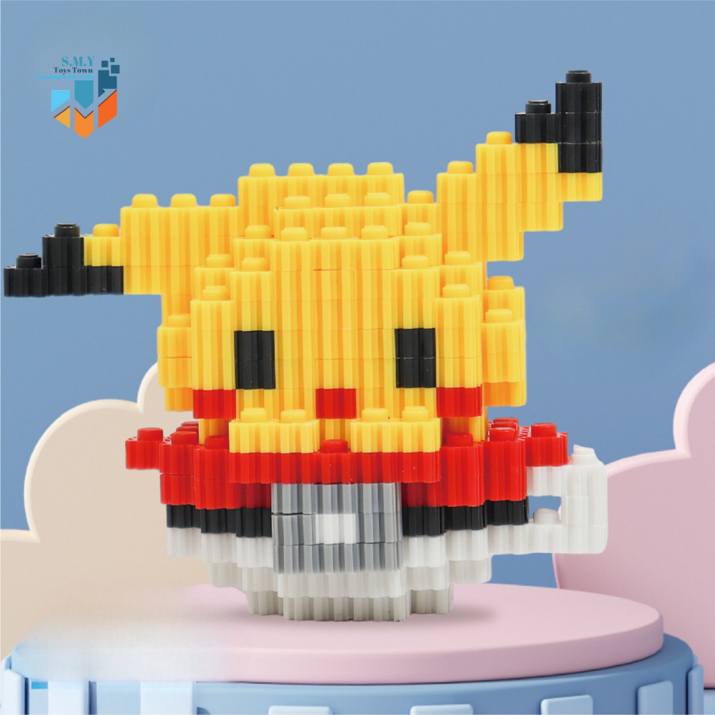 Jual SMY Toystown Nano Block Mini Cup Pikachu / Mainan Bricks Education ...