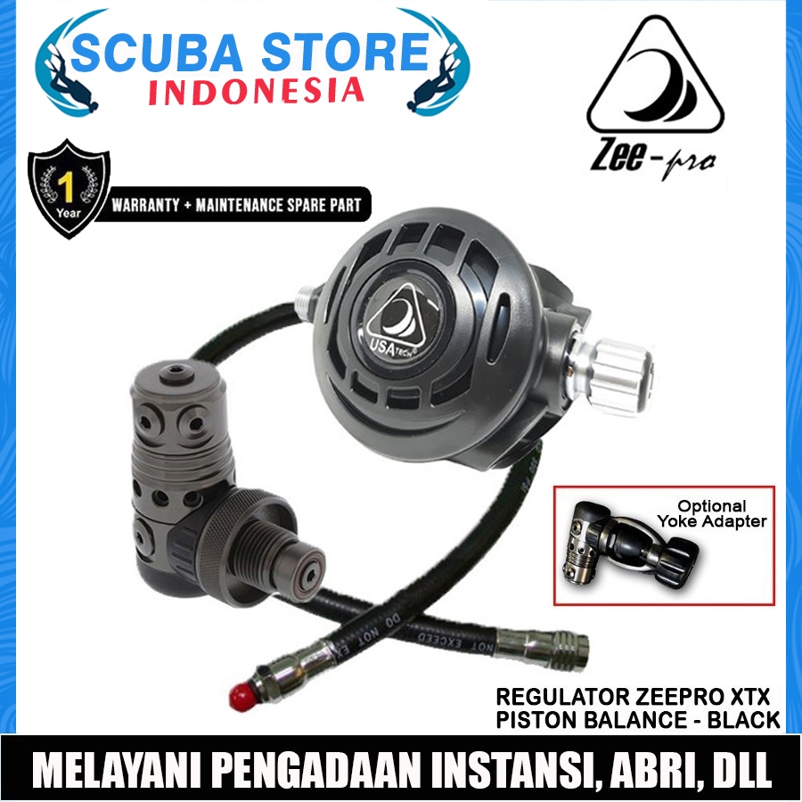 Jual Regulator Set Zeepro 1st Stage Extra Piston Balanced Swivel Turret ...