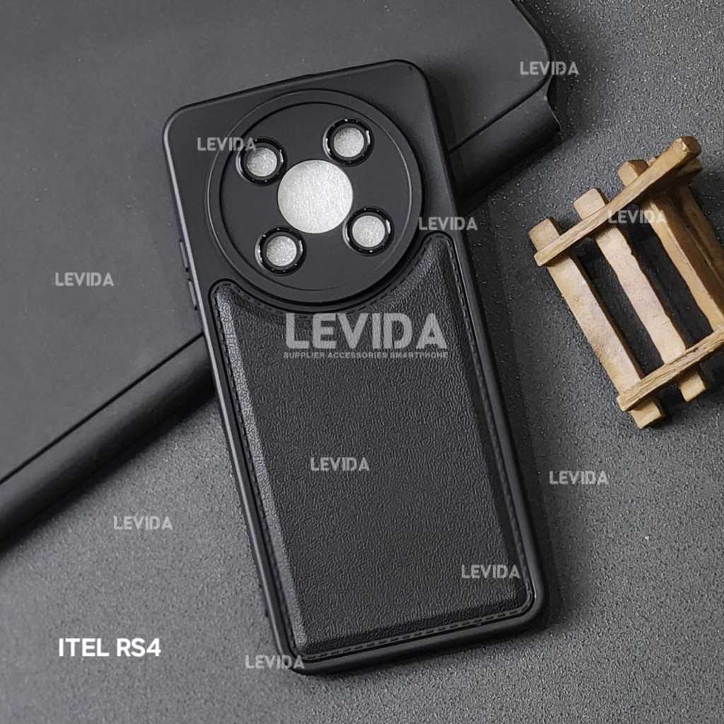 Jual Itel RS4 Case Pro Leather Black Itel RS4 | Shopee Indonesia