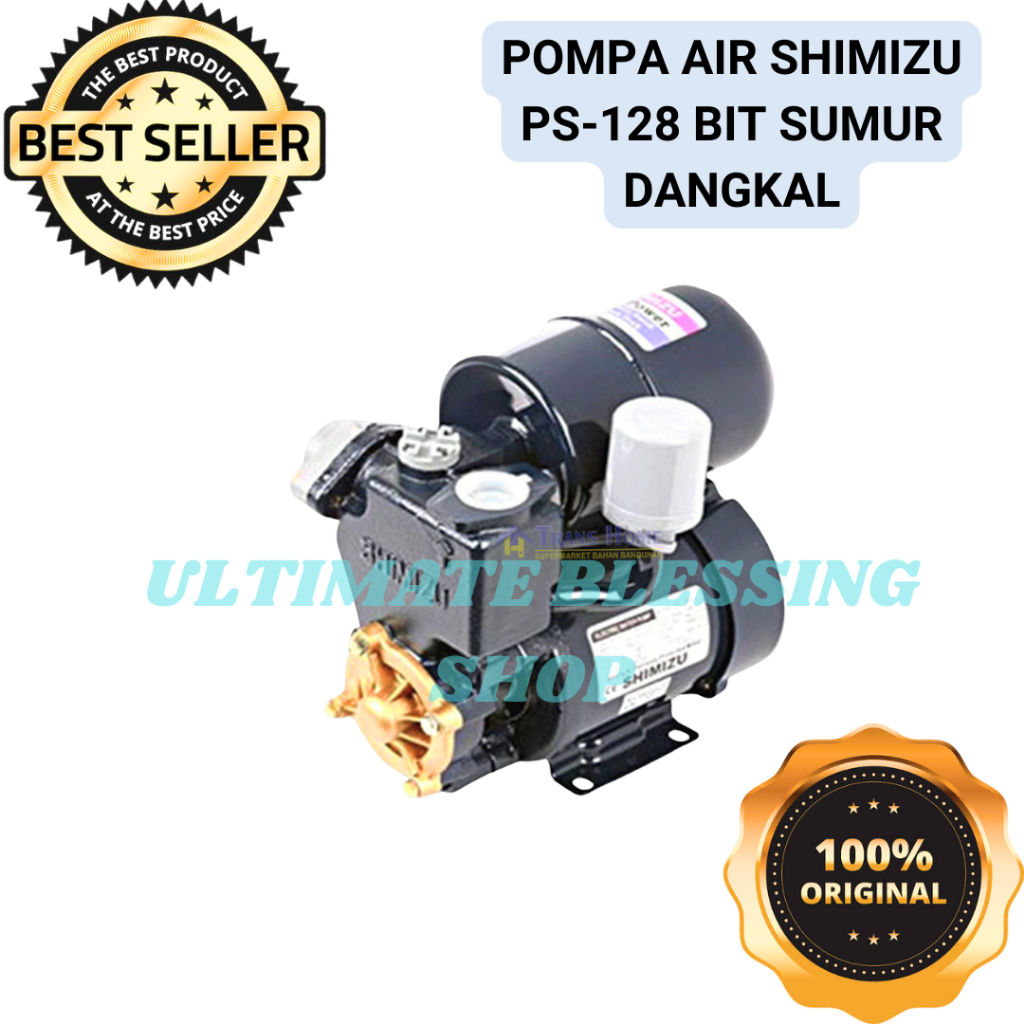 Jual Pompa Air Shimizu PS-128 BIT Sumur Dangkal Original Berkualitas ...
