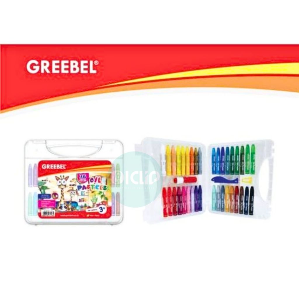 Jual CRAYON GREBEL CRAYON GREEBEL 36 WARNA/OIL PASTELS GREEBELL 36 ...