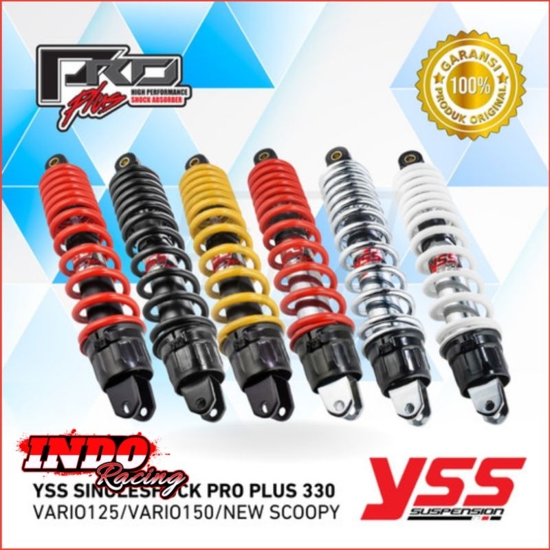 Jual Shockbreaker YSS All New Pro Plus 330m Vario 125 Vario 150 New Scoopy Shockbreaker YSS ...