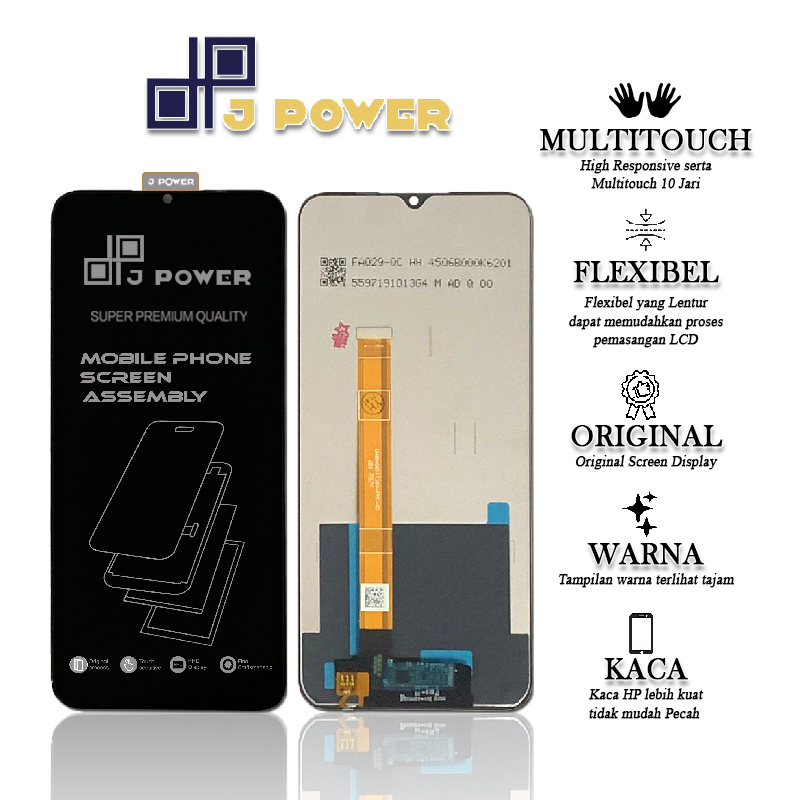 Jual LCD TOUCHSCREEN OPPO A15 - A15S - A16K - A16E - A35 - REALME C11 2020 - C12 C15 - NARZO 20 ...