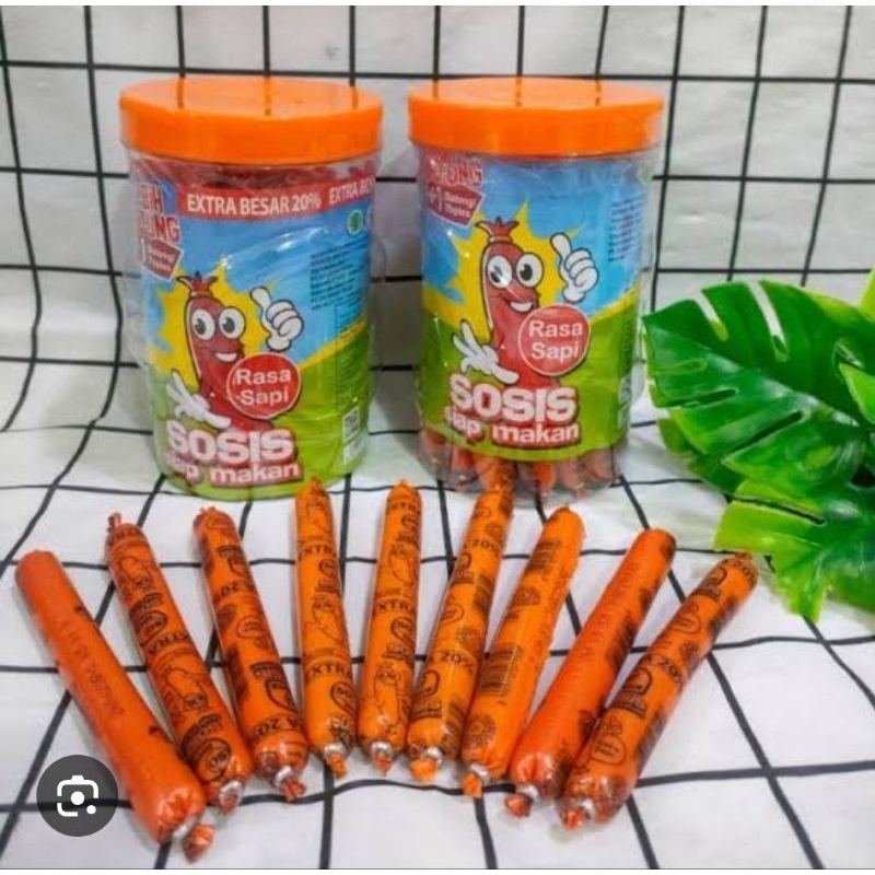 Jual SOSIS SO NICE SIAP MAKAN RASA AYAM SAPI OTAK OTAK 1PCS / SOSIS SO ...