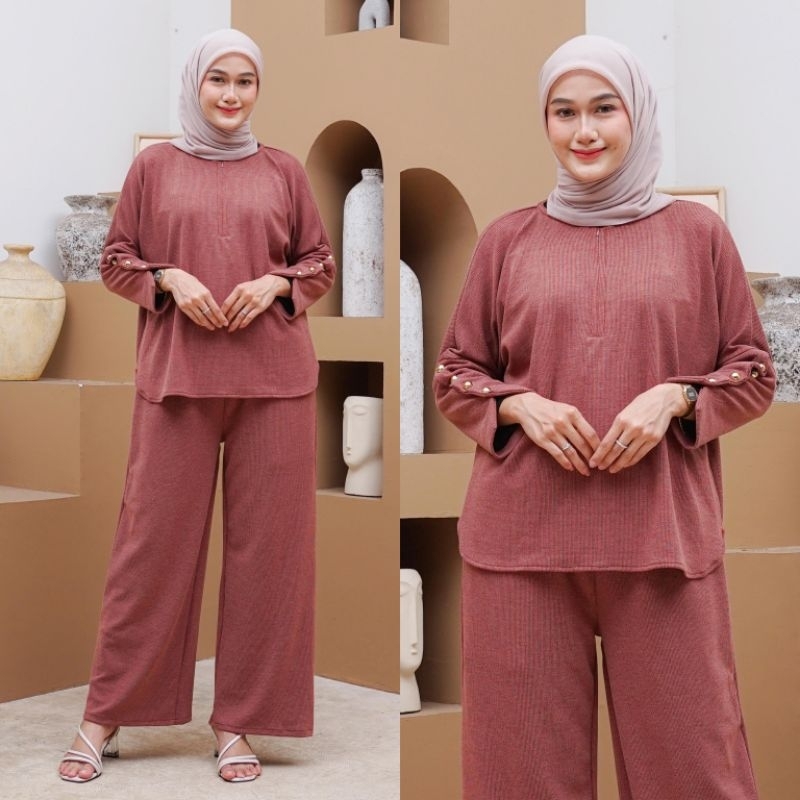 Jual Setelan Knit - Avila One Set | Shopee Indonesia