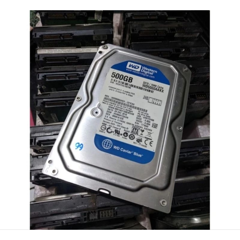 Jual HARDDISK HDD STORAGE WDC 500GB SECOND | Shopee Indonesia