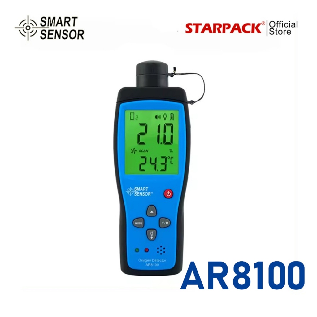Jual SMART SENSOR AR8100 DETECTOR 02 ANALYZER OXYGEN TESTER | Shopee ...