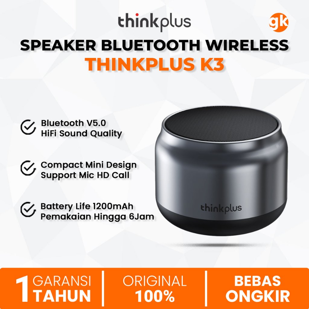 Jual THINKPLUS K3 Speaker Bluetooth Portable Mini HiFi Stereo Hi ...