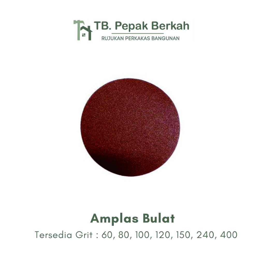 Jual Amplas Bulat Velcro Grit Lengkap Halus Kasar | Shopee Indonesia
