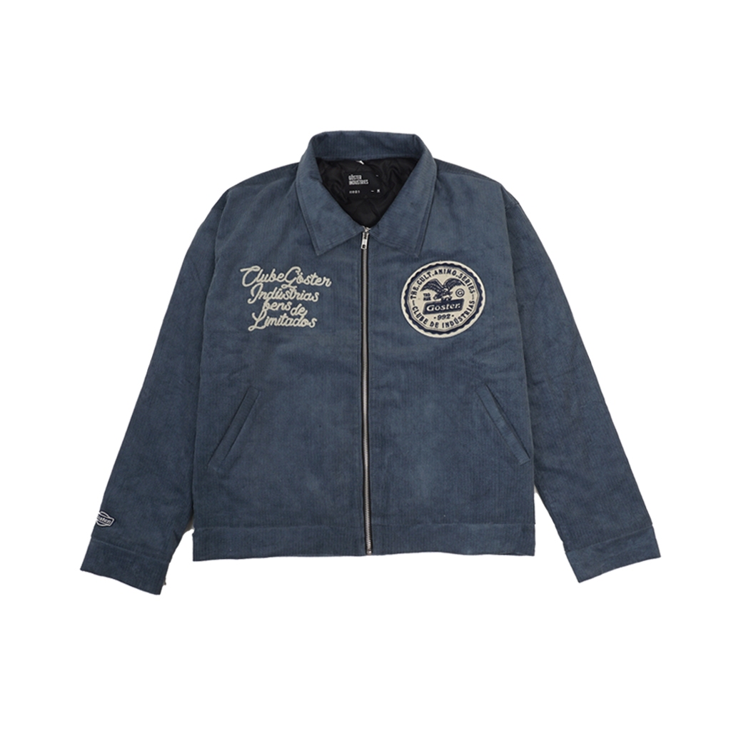 Jual Goster Work Jacket Boxy Fit Corduroy - Vermont Denim Blue | Shopee ...