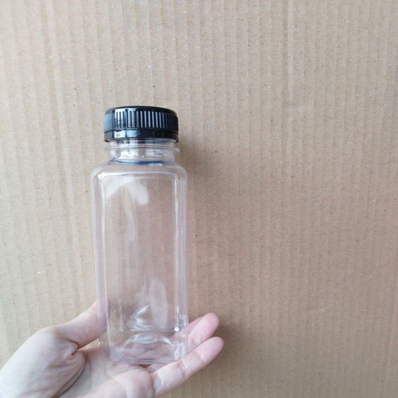 Jual botol 250 ml kotak / botol plastik 250ml | Shopee Indonesia