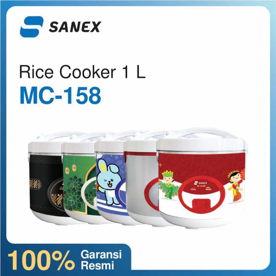 Jual Magicom rice cooker sanex 1 liter MC 158 CP | Shopee Indonesia