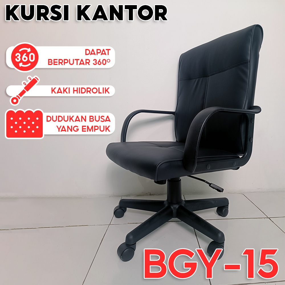 Jual Kursi Kerja Kursi Kantor Executive Chair Hitam Kursi Kantor ...