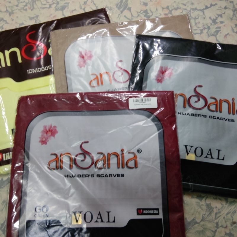 Jual [Haniffa Collection] hijab segiempat ansania Saudia rawis ukuran ...