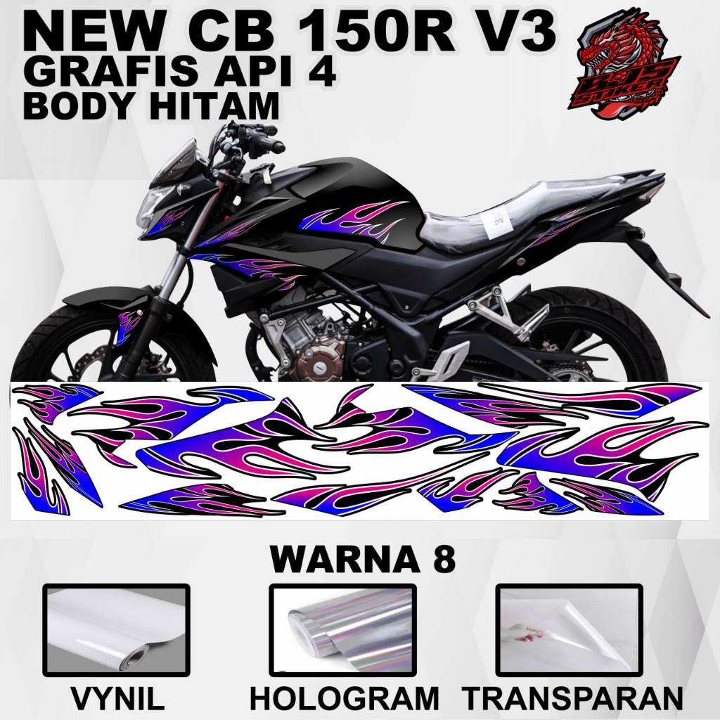 Jual Stiker Sticker CB150R V3 New CB 150 r 2021 - Stiker Sticker Decal ...