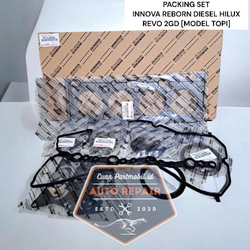 Jual PACKING SET KOMPLIT INNOVA REBORN DIESEL HILUX REVO 2GD | Shopee ...