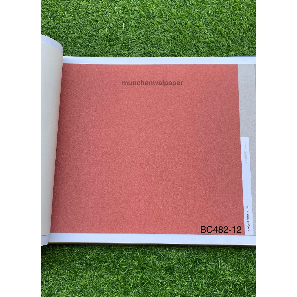 Jual Wallpaper Dinding Korea 15m2 Industrial Polos Teksture Fabric ...