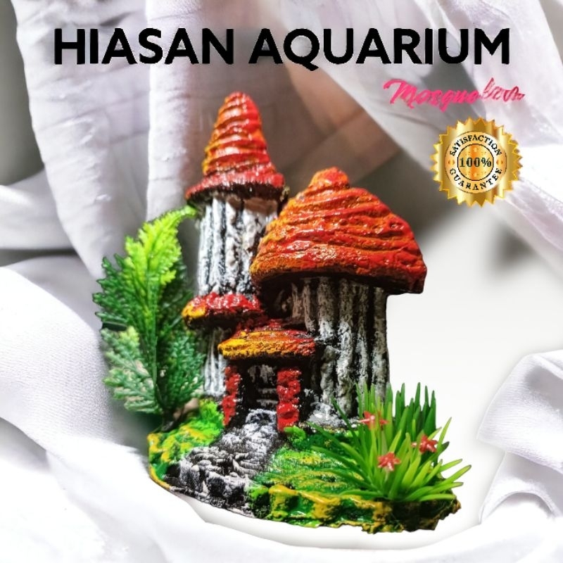 Jual HIASAN AKSESORIS ORNAMEN DEKORASI AQUARIUM-AQUASCAPE MINIATUR MASJID RUMAH IKAN. | Shopee ...