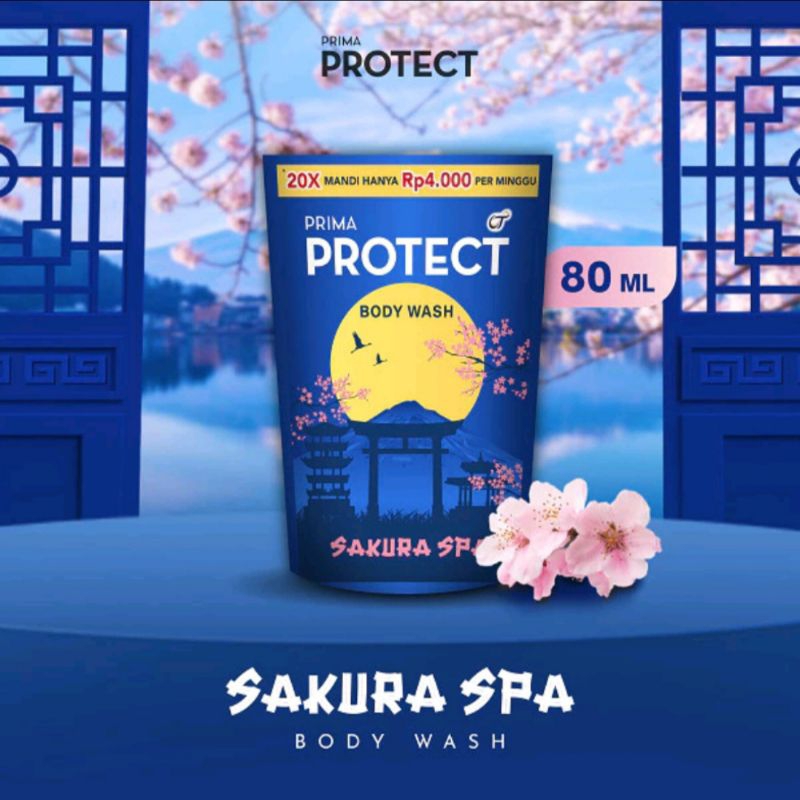 Jual Paket Sabun Cair || Prima Protect Body Wash Sakura Spa/ Bali Spa ...