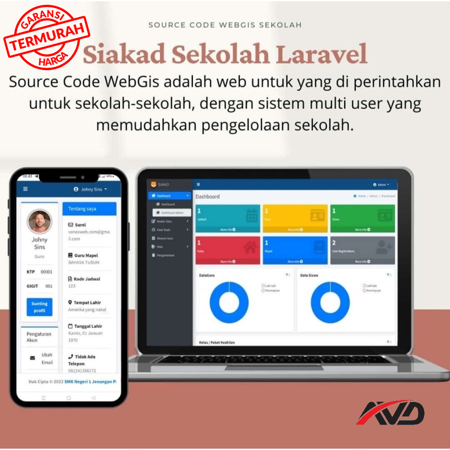Jual Source Code Sistem Akademik Sekolah Laravel | Shopee Indonesia