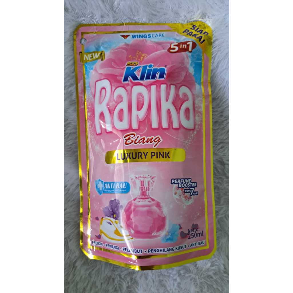 Jual RAPIKA PINK REFFIL - 250Ml / Rapika PINK Pelicin Pakaian Biang 5 ...