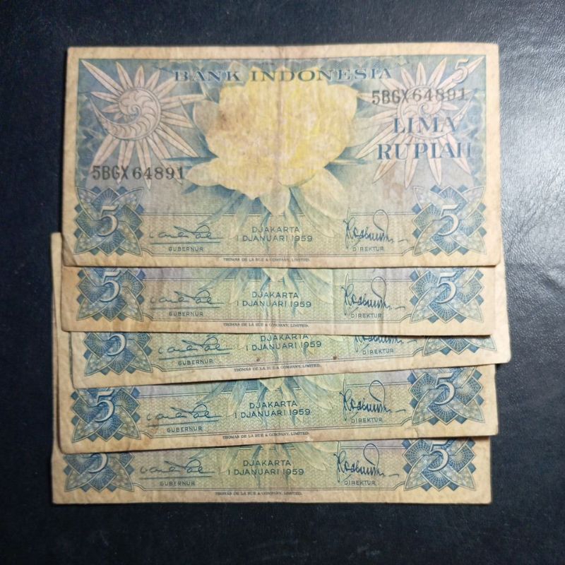 Jual uang kuno 5 rupiah bunga asli | Shopee Indonesia