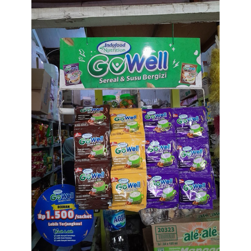 Jual gowell minuman cereal 1 karton isi 8 renceng | Shopee Indonesia