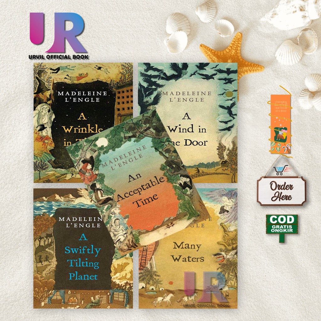 Jual A Wrinkle in Time - A Wind in the Door - A Swiftly Tilting Planet ...