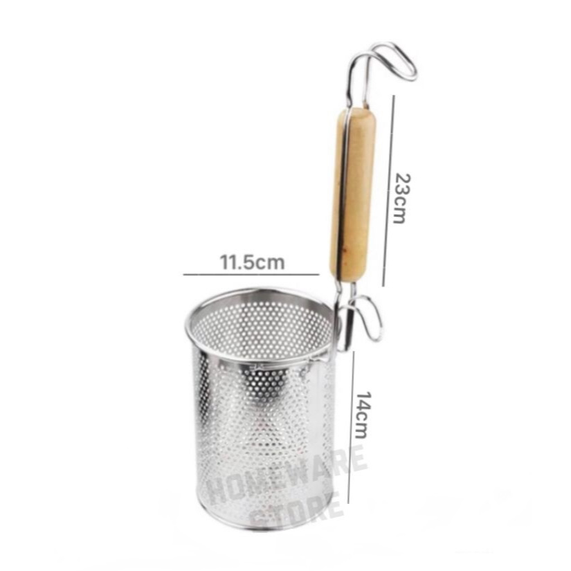 Jual Saringan mie udon ramen noodle strainer premiun tirisan mie 12CM ...