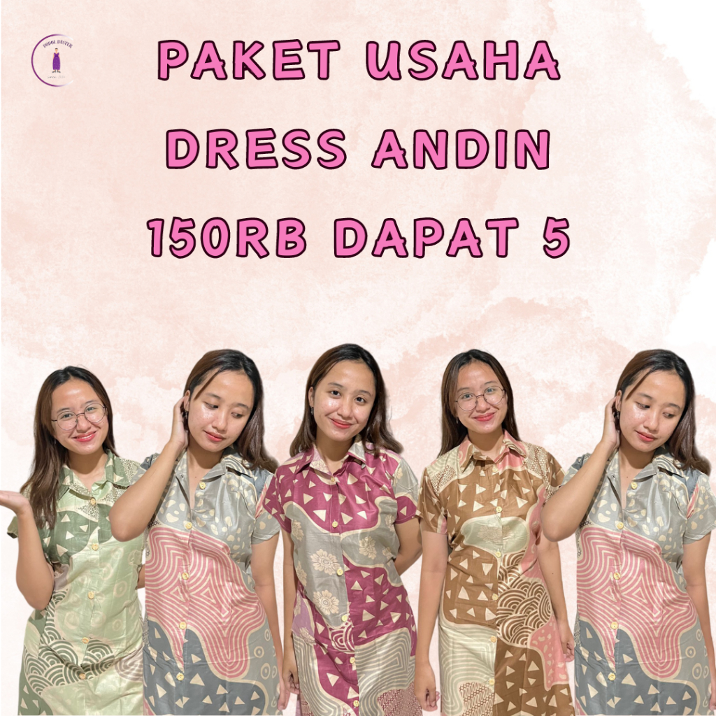 Jual PAKET USAHA DASTER ANDIN 5 PCS HARGA 150RB MODEL RANDOM | Shopee ...