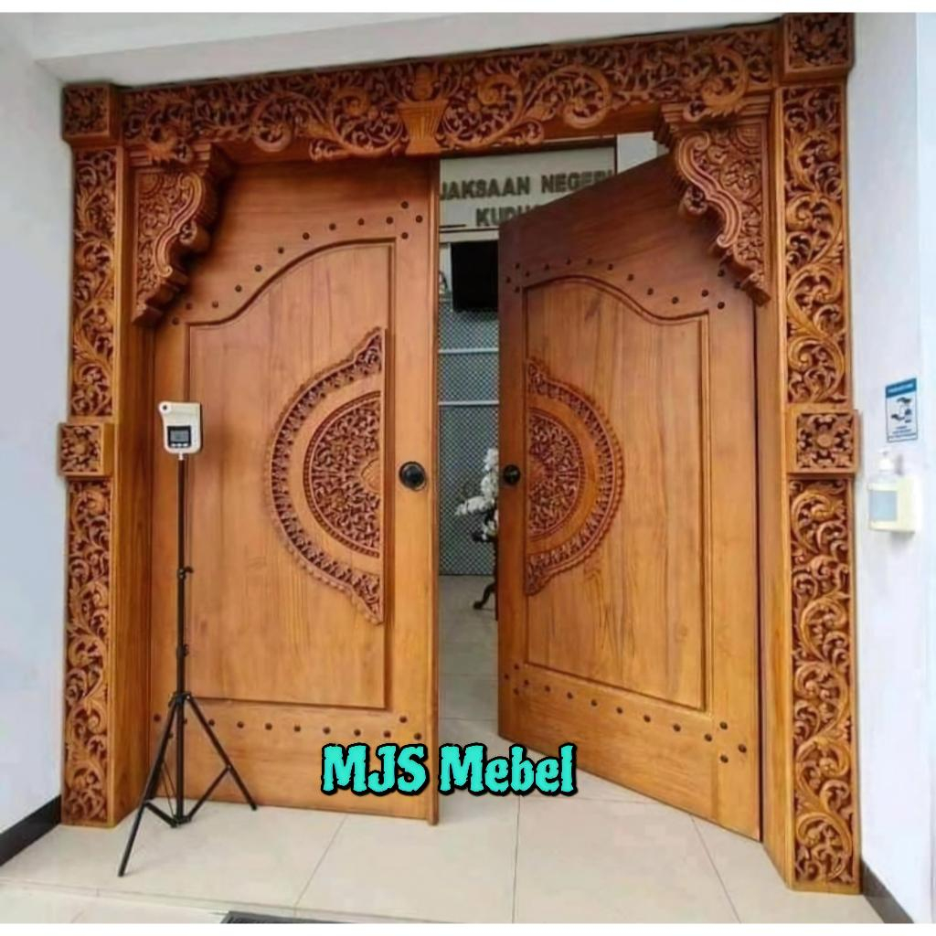 Jual Kusen Pintu Gebyok Ukir Minimalis Terbaru | Shopee Indonesia