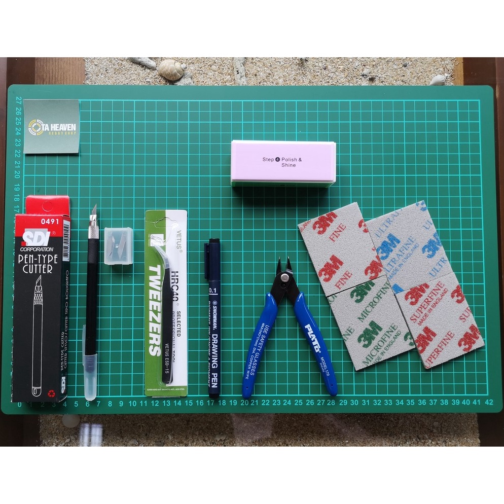 Jual Gunpla Tool Set Paket A3 Full Set Alat Rakit Gundam Model Kit Tool ...