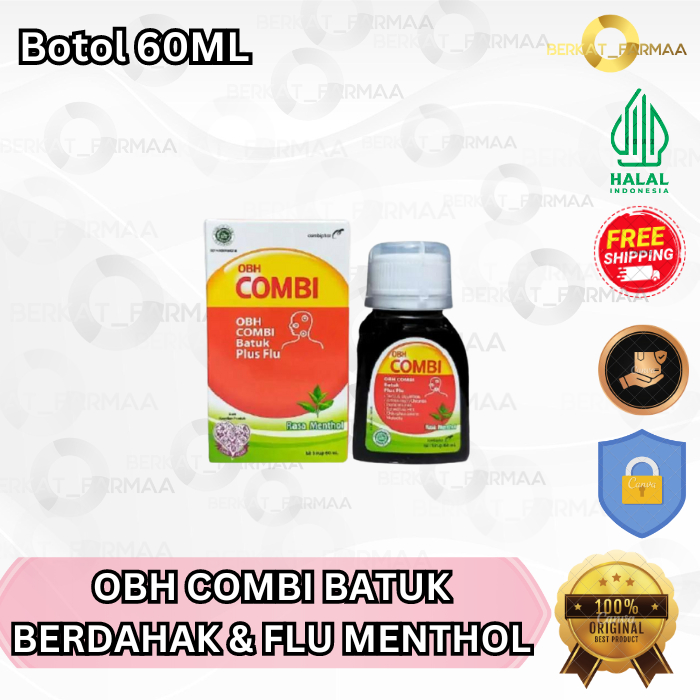 Jual OBH Combi Batuk Berdahak Dan Flu Rasa Menthol | Shopee Indonesia