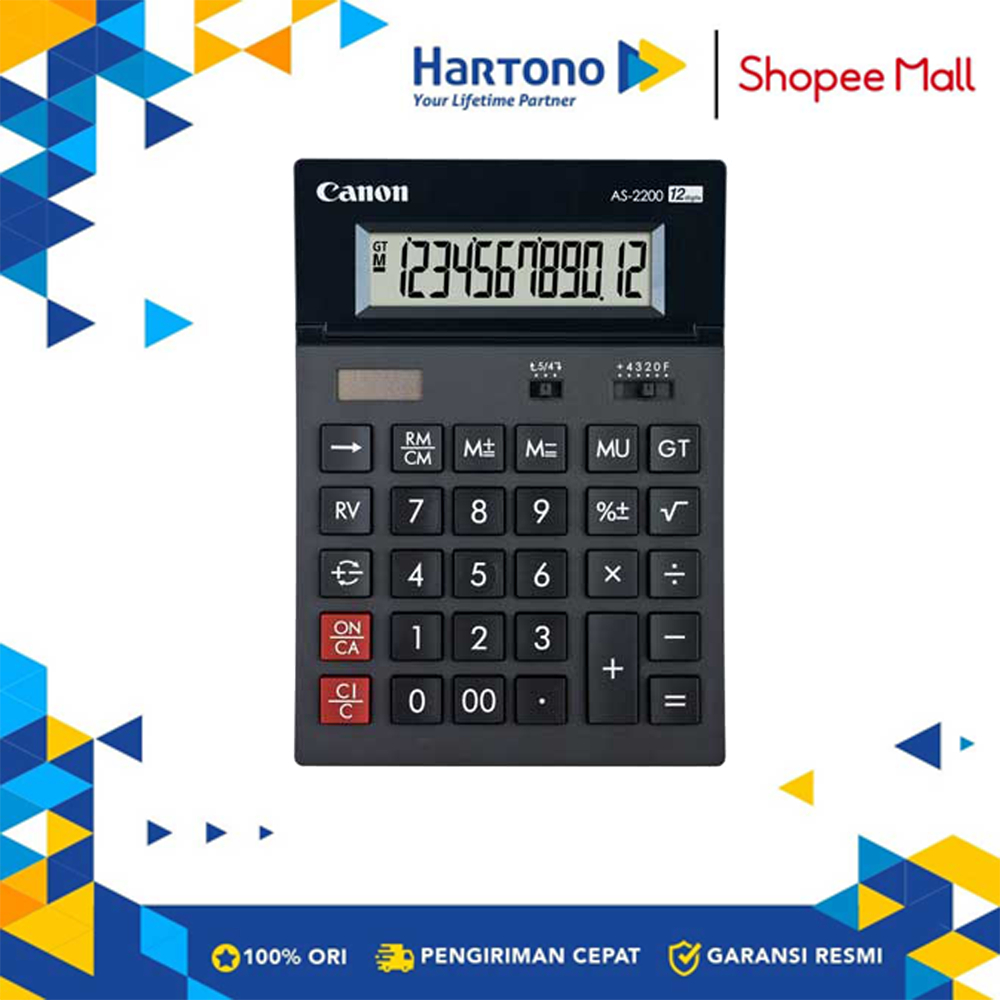 Jual Canon Desk Calculator AS-2200R | Shopee Indonesia