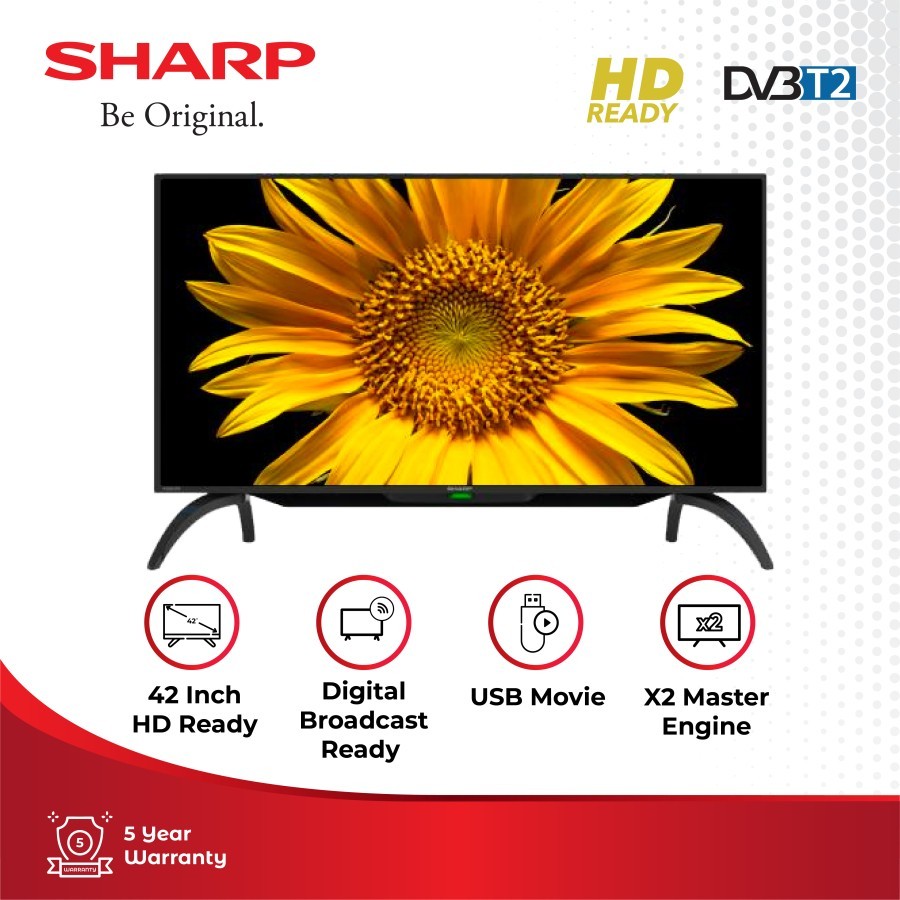 Jual SHARP LED FULL HD DIGITAL TV 42 INCH 2T-C42DD1i | Shopee Indonesia