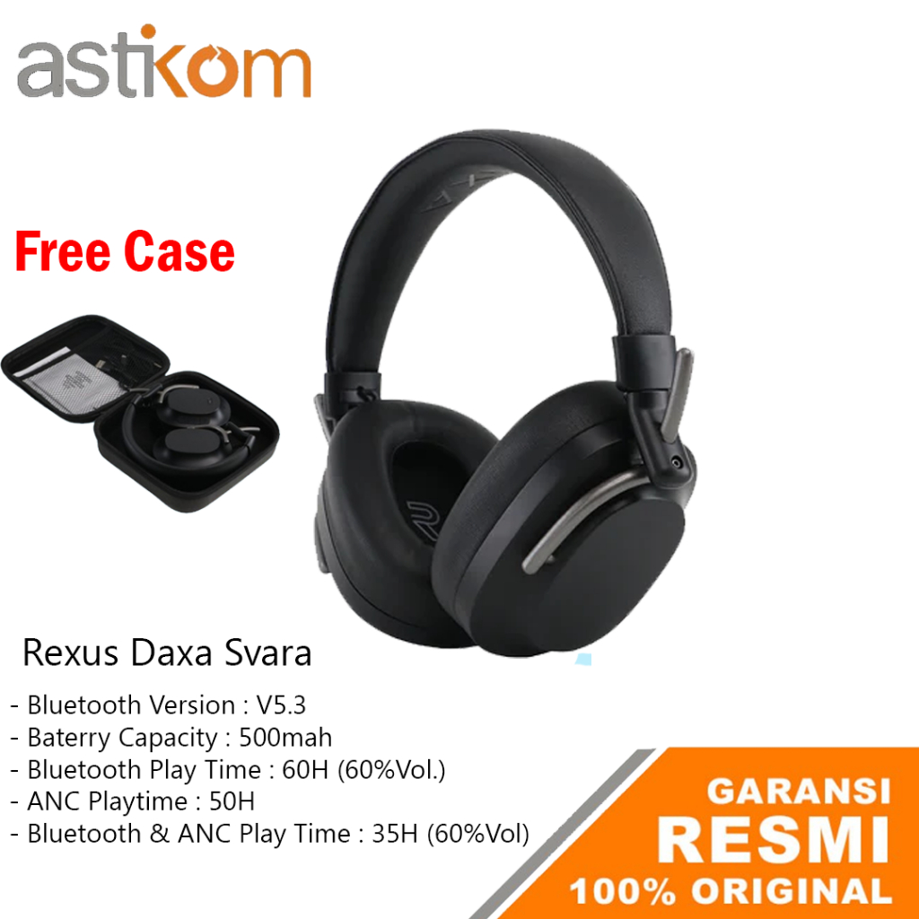 Jual Gaming Headset Daxa Svara QW1 Black Wireless | Shopee Indonesia