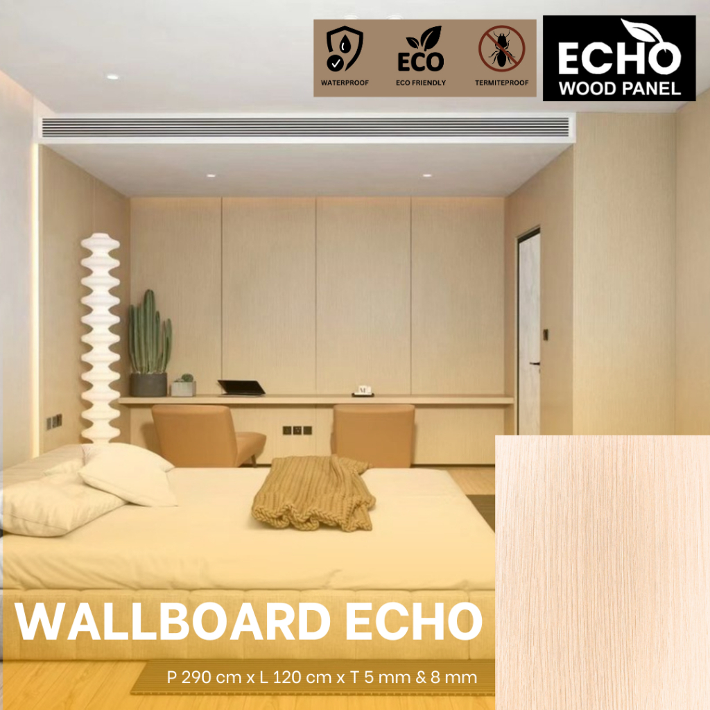 Jual Wallboard Panel Bamboo Wood Fiber Doff Backdrop TV Panjang 2,90 ...