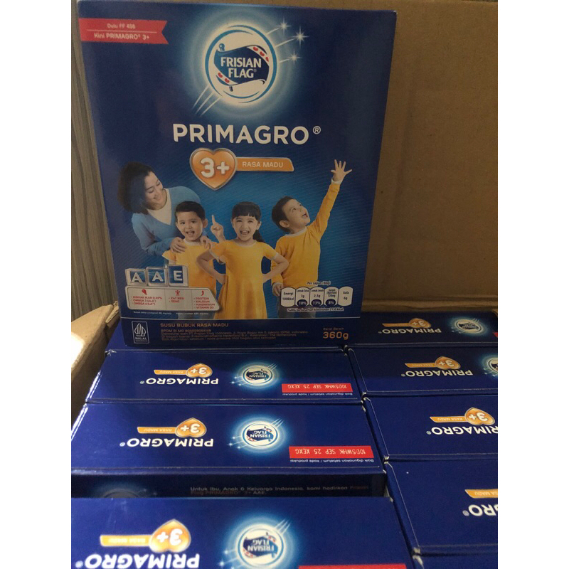 Jual PRIMAGRO 3+ madu 360gr box mulus exp sept 2025 | Shopee Indonesia