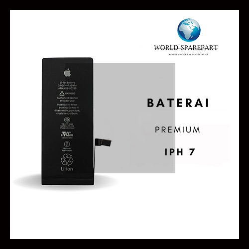 Jual Baterai IPH 7 Premium Garansi 1 Bulan Gratis Double Wall Box dan ...