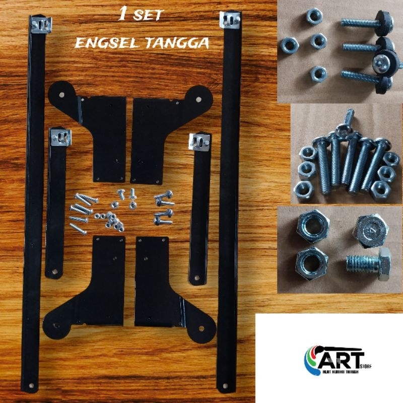 Jual Engsel tangga / piston / beriket tangga full besi 1 set | Shopee ...