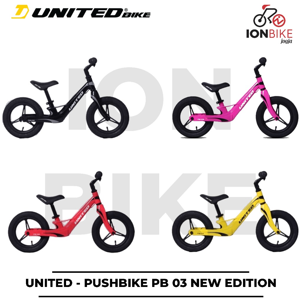 Jual Push Bike United PB03 Air MIRIP PICABO Alloy Balance Bike Pushbike ...