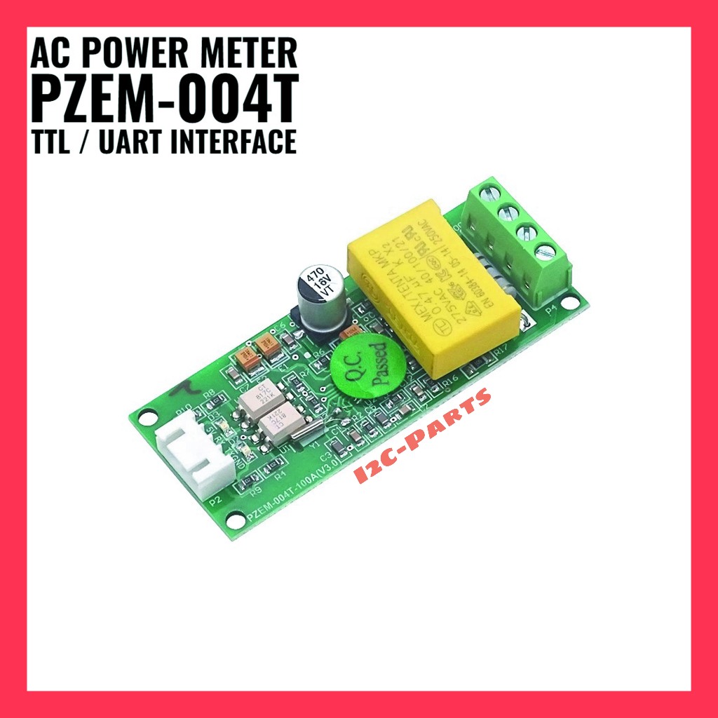 Jual PZEM-004T Sensor Arus Tegangan AC Power Watt Meter 10A 100A TTL UART JunDW | Shopee Indonesia