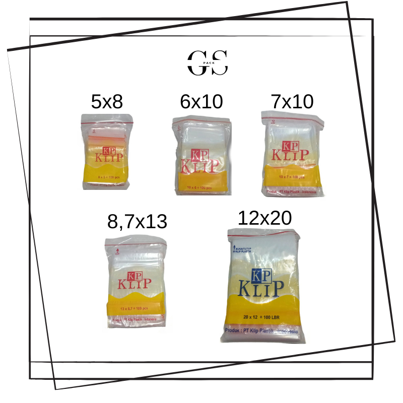Jual Plastik Klip Merk KP isi 100 lembar | Shopee Indonesia