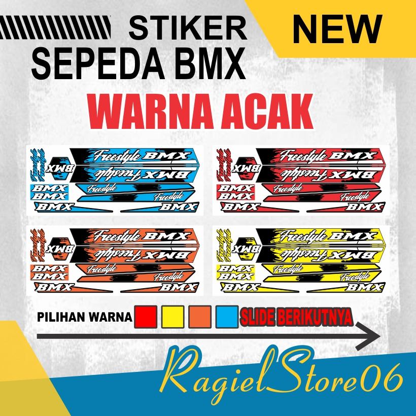 Jual stiker sepeda BMX FRESTYLE Stiker Variasi Striping Sticker Tempel ...