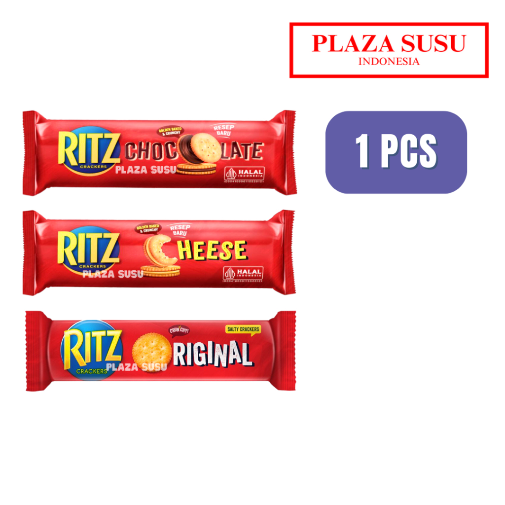 Jual RITZ CRACKERS ORIGINAL 100G CHEESE RITZS BISKUIT CHOCOLATE BISCUIT COKLAT 91G | Shopee ...