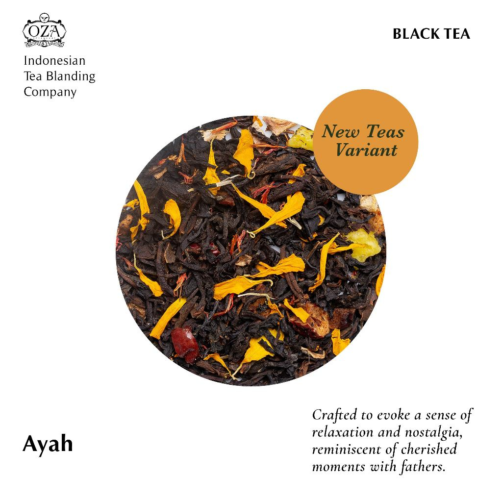 Jual OZA Tea | Black Tea | Ayah | 40 gram (20 cups) | Shopee Indonesia