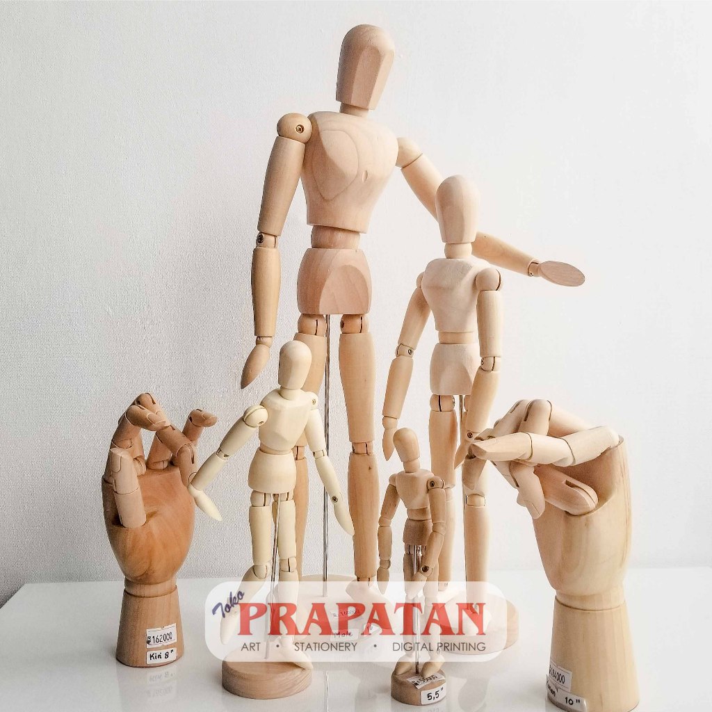 Jual Manekin Kayu Manusia (30cm/12inch) | Human Mannequin | Shopee ...
