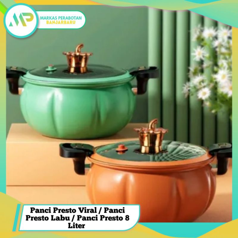 Jual Panci Presto Labu / Panci Presto Bentuk Labu Kapasitas 8 Liter ...