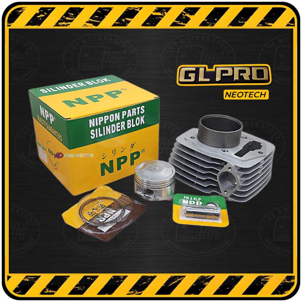 Jual PAKET >> Cylinder / Silinder Blok Mesin + Piston Honda GL PRO ...